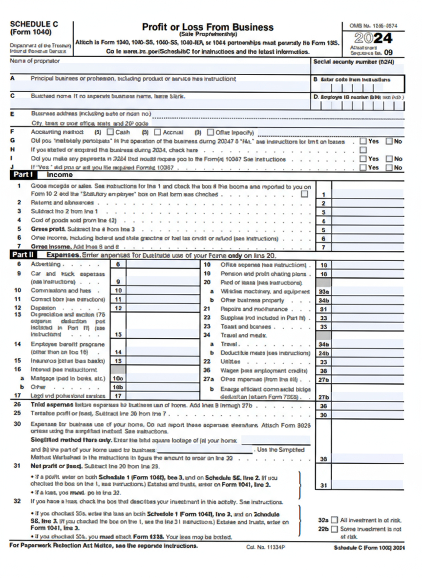 How to File Schedule C Form 1040