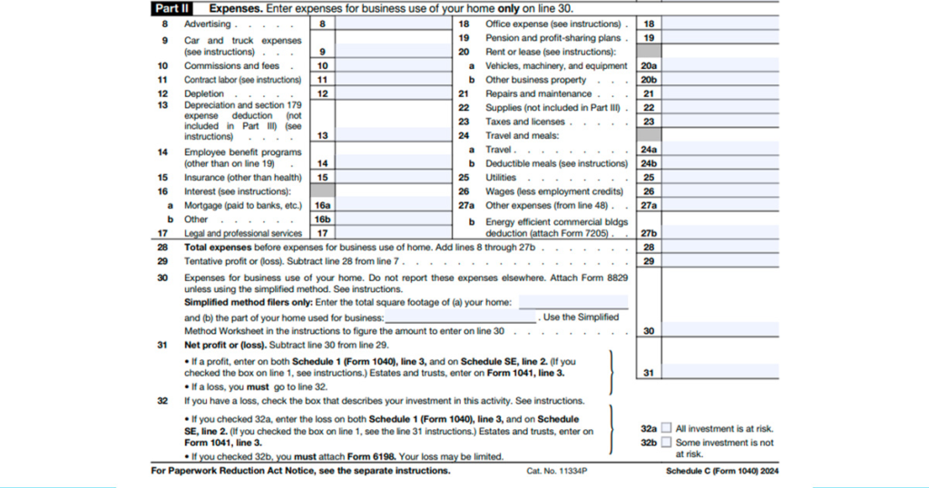 How to File Schedule C Form 1040